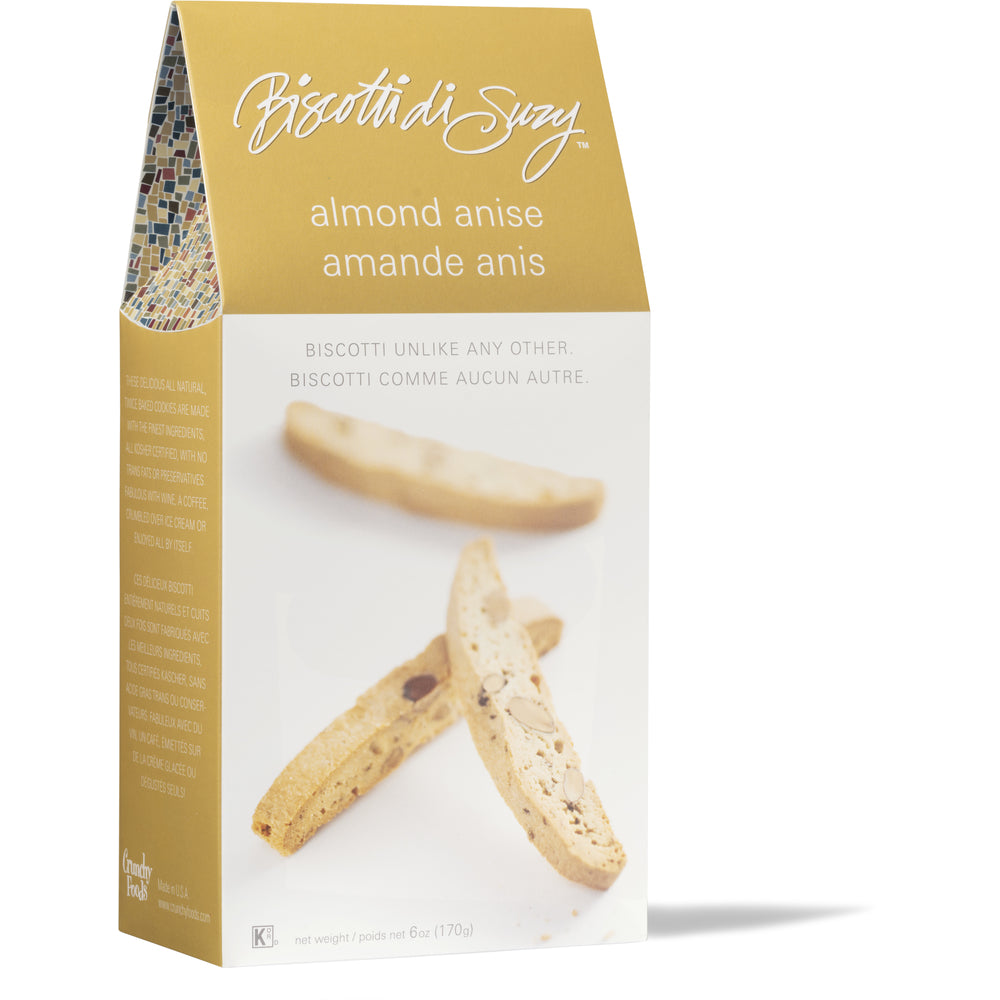 6 Boxes - Large Almond Anise 6oz (36oz) – Biscotti di Suzy™